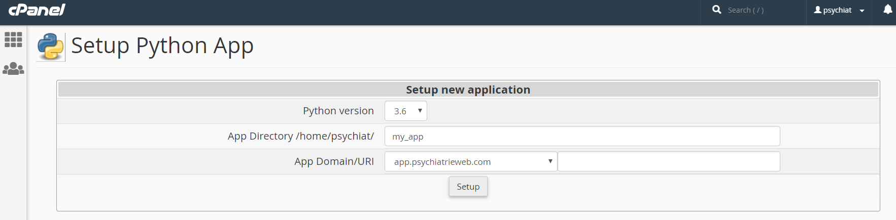 Setup Django on WebhostPython – Mywebhome